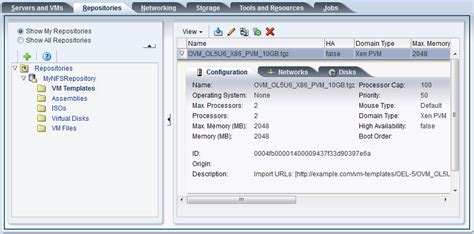 82 Importing A Virtual Machine Template