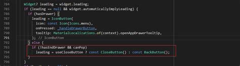 Backbutton Is Not Displayed When There Is A Enddrawer · Issue 80256 · Flutterflutter · Github