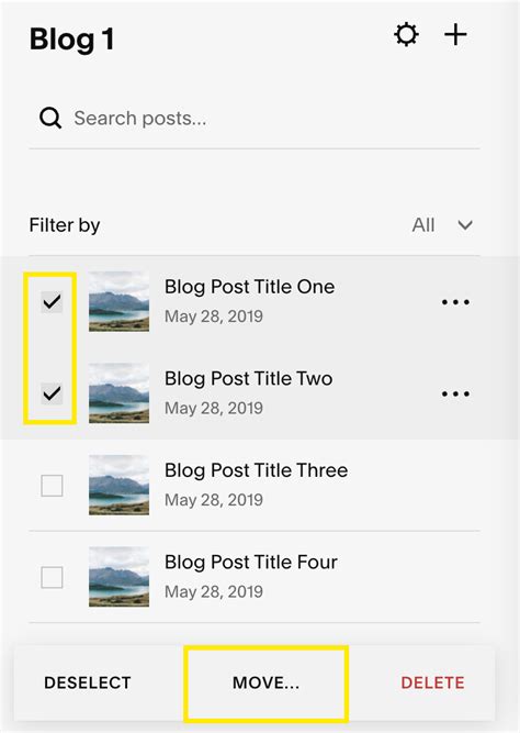 Is There A Way To Archive Blog Posts Pages And Content Squarespace Forum