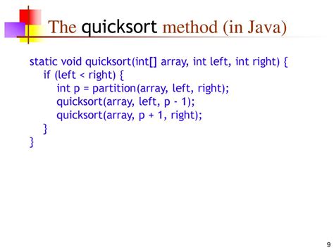 quicksort ppt download