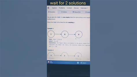 Leetcode 2816 Day 24 Daily Solving A Leetcode Problem Trending Leetcode 2816 Shorts