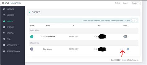 Client Block Vs Luci Firewall Settings Routers Glinet