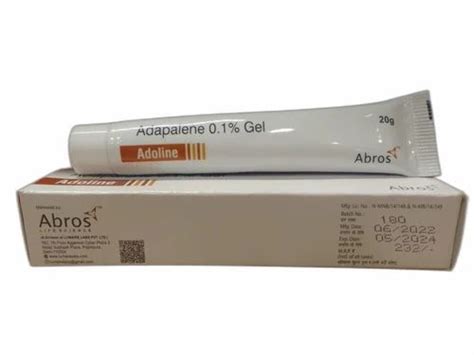 Finished Product Adapalane Adoline Gel Packaging Size Lami Tube At
