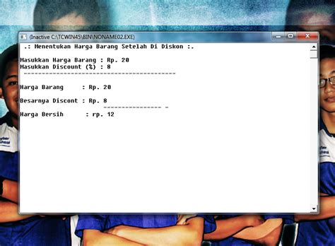 Program C Menghitung Harga Diskon Suatu Barang Website Inspirasi Tutorial Si Ejot