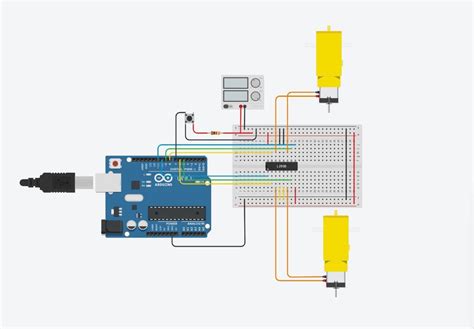 Arduino Motorcontrol Electronics Tinkercad Diy Omar Waleed