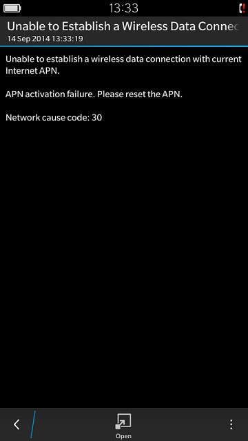APN Activation Failure BlackBerry Forums At CrackBerry