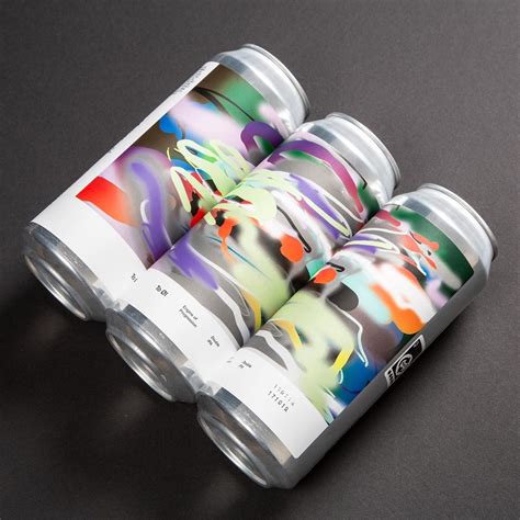 Four Colorful Stacked Cups Packaging Design