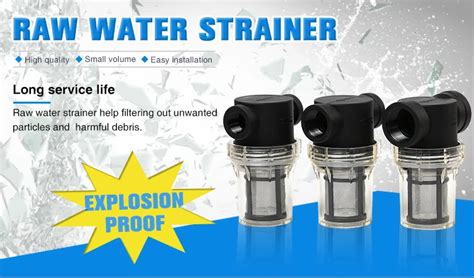 1 2 Inch Inline Mesh Filter Efficiently Water Filter With 100 Mesh Stainless Steel Screen View