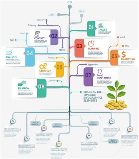 树状图表矢量图 平面电商 创意素材 花瓣网
