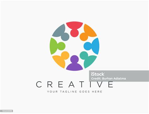 크리에이티브 피플 로고 템플릿 디자인 벡터 일러스트 레이션 디자인 편집 가능한 Res 가능 Eps 10 아이콘에 대한 스톡 벡터 아트 및 기타 이미지 Istock
