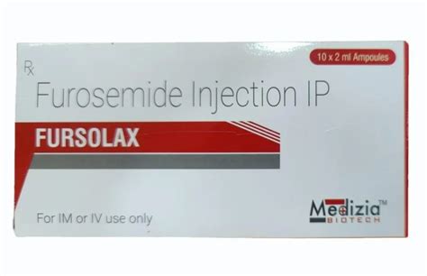 Furosemide Injection Ip Packaging Size 2 Ml At In Lucknow Id 2852719714855