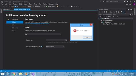 TSV Not Supported Issue 499 Dotnet Machinelearning Samples GitHub