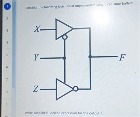 Consider The Following Logic Circuit StudyX
