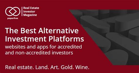 The 13 Plus Best Alternative Investment Platforms Apps Sites Brokers
