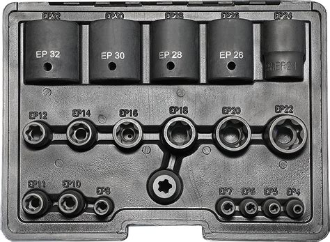 Buy External Torx Plus Socket Set 6 Point Ep Socket Ep4 Ep5 Ep6 Ep7 Ep8 Ep10 Ep11 Ep12