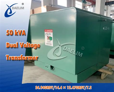 50 Kva Single Phase Pad Mounted Transformer Daelim Transformer