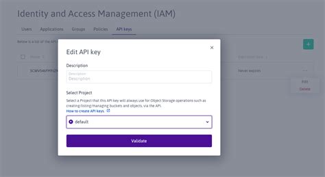 How To Manage Api Keys Scaleway Documentation