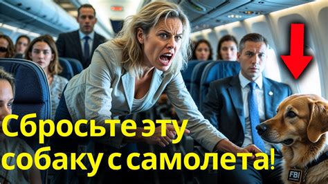 Пассажир Жалуется На Собаку В Самолёте Замер Увидев Её Рядом С Агентом ФБР Youtube