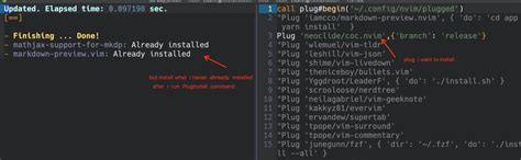 Pluginstall Command Cant Install What I Declared Between Call Plug