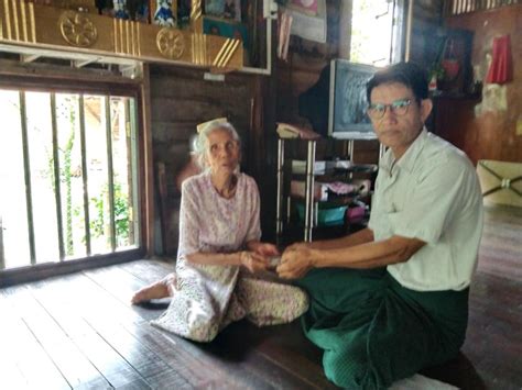 ဘိုးရင်ကလေးကျေးရွာအုပ်စုတွင် အသက် ၈၅ နှစ်အထက် သက်ကြီး ဘိုးဘွားများအား လူမှုရေးပင်စင် ထောက်ပံ့င