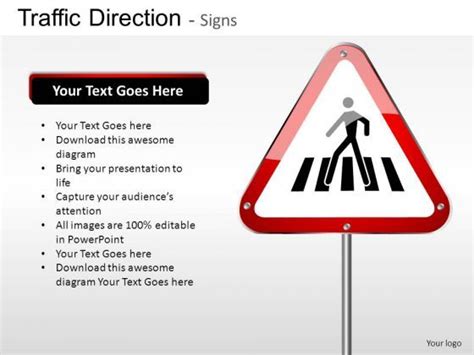 Compulsory Traffic Direction PowerPoint Slides And Ppt Diagram Templates