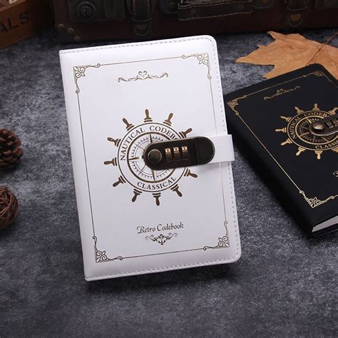 Password A5 Notebook With Lock 240pages Writing Pa Vicedeal