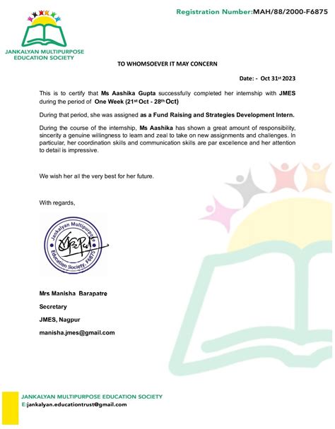 Aashika Gupta On Linkedin Late To Update My Experience This Was Great Experience With Jankalyan