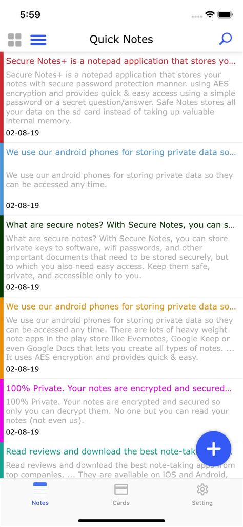 SecureNotes IOS Source Code By Kinjal007 Codester