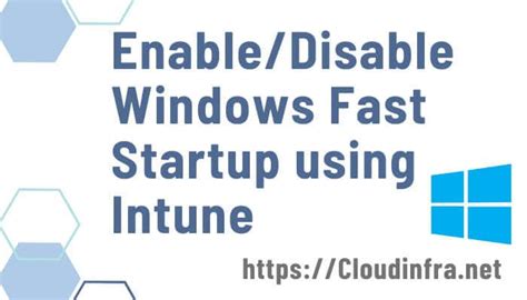 Enabledisable Windows Fast Startup Using Intune