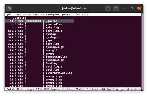 How To Install And Use Gdu Disk Usage Analyzer On Ubuntu 2004 Zp
