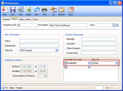 Sales Override Tax Function
