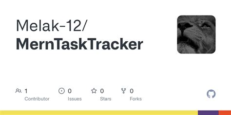 GitHub Melak 12 MernTaskTracker