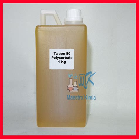 Jual Tween 80 Polysorbate 80 1 Kg Emulsifier Shopee Indonesia