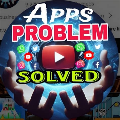 Apps Problem Solved Youtube