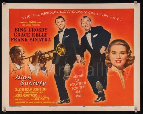 High Society Movie Poster 1956 Half Sheet 22x28