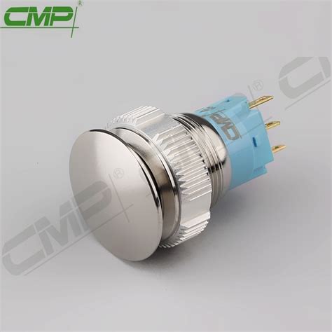 CMP No Nc Metal Mushroom Push Button Domed Momentary Switch Domed Momentary Switch And Metal