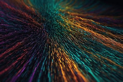 Vector Field Plot Premium Ai Generated Image