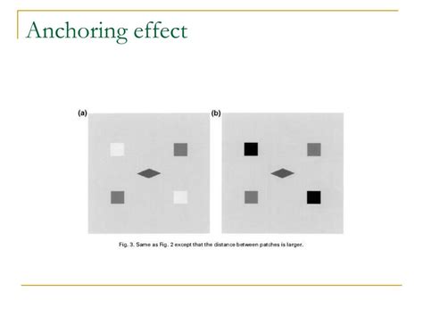 Ppt The Anchoring Effect In Lightness Perception In Humans Powerpoint