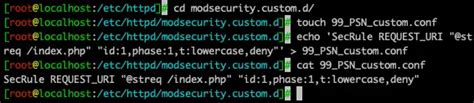 Modsecurity Core Rule Sets And Custom Rules ProSec GmbH
