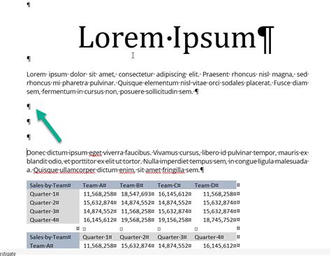 Use Microsoft Word S Show Hide Button To Manage Line Breaks In Word ValuSource Support