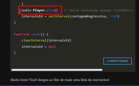 Bug Erro no código da lista de exercícios JavaScript manipulando elementos no DOM Solucionado