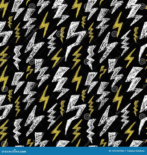 Lightning Pattern Cartoon Vector 36576749