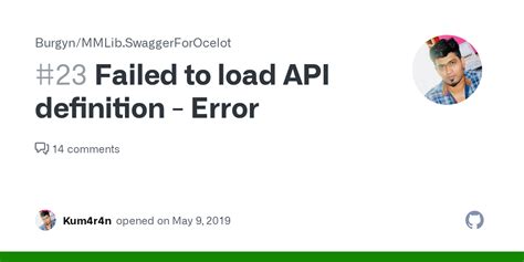 failed to load api definition error · issue 23 · burgyn mmlib
