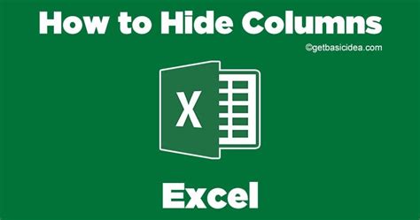 How To Hide Columns In Excel Rexcelsheet