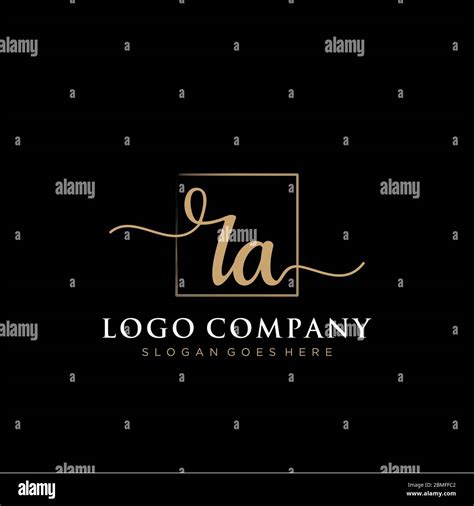 Ra Initials Logo Stock Vector Images Alamy
