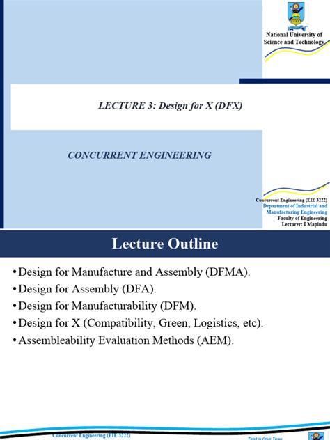 Concurrent Engineering Lecture 3 Pdf Production And Manufacturing Secondary Sector Of The