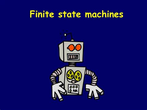 PPT Finite State Machines PowerPoint Presentation Free Download ID