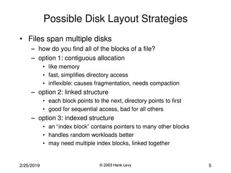 Cse 451 Operating Systems Winter 2003 Lecture 14 Ffs And Lfs Ppt
