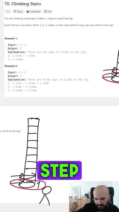 Climbing Stairs Leetcode 70 Dynamic Programming Part 3 Datastructuresandalgorithms