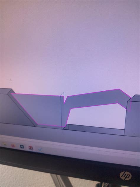 Possible To Extrude Cut Along A Surface Up To A Two Surfaces Diagonal And Flat I Created A